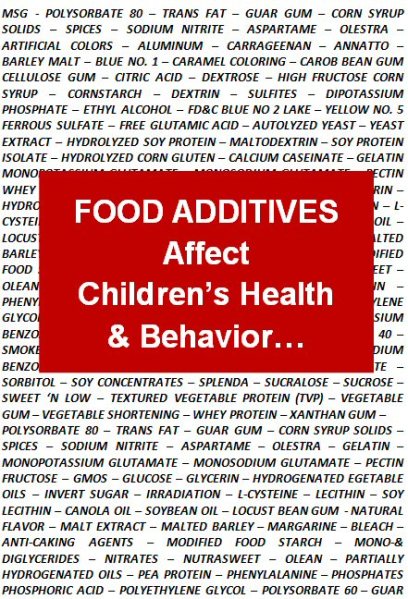 Food Additives Affect Children’s Health & Behavior | Completely Nourished